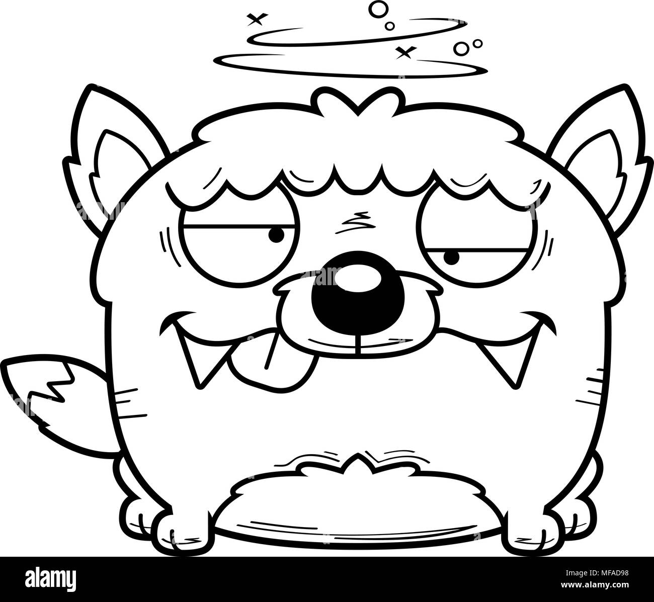 Illustration of goofy dog Stock Vector Images - Alamy