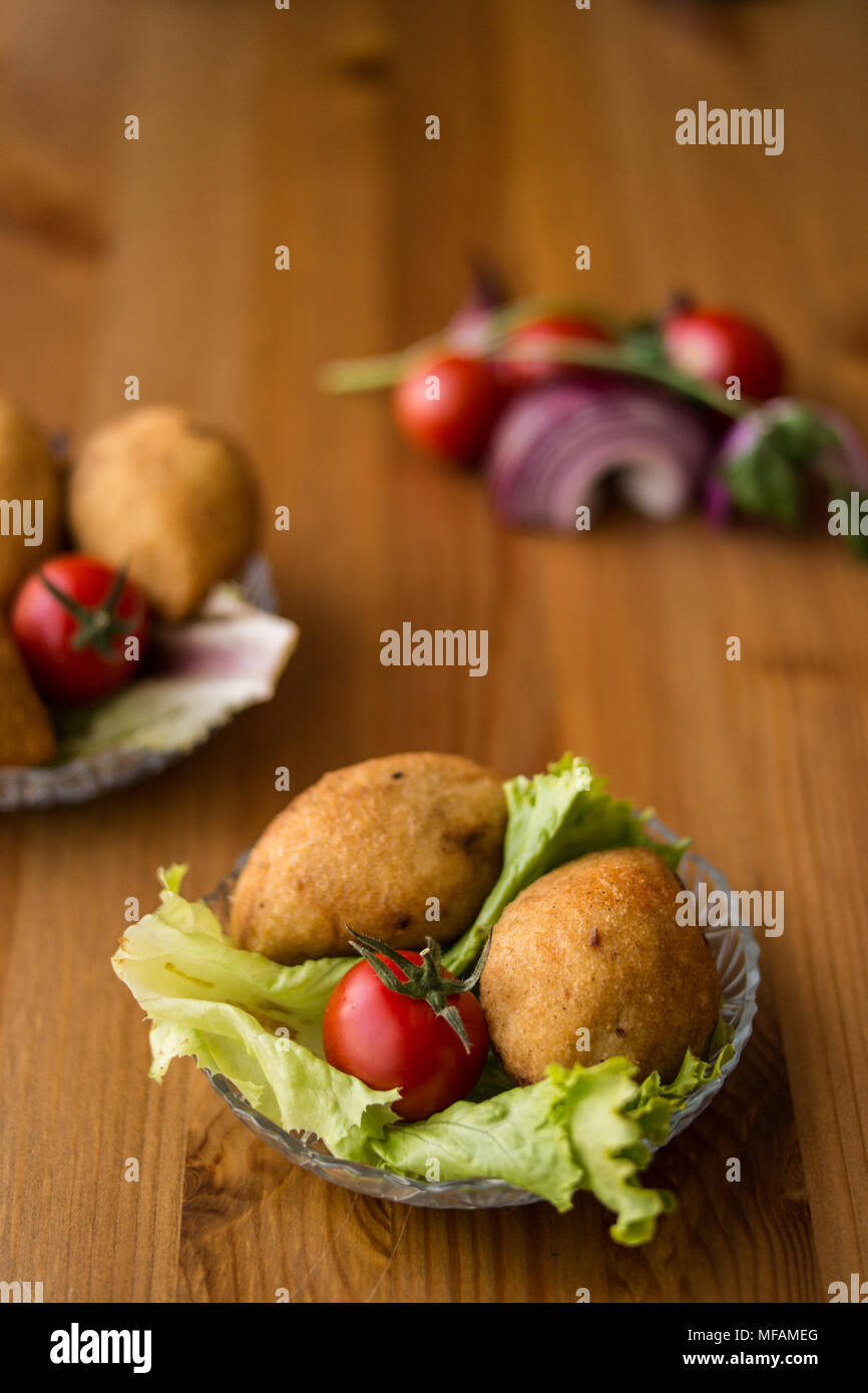 icli kofte / Boiled kibbeh / Quibe / Stuffed Meatballs Falafel Stock ...