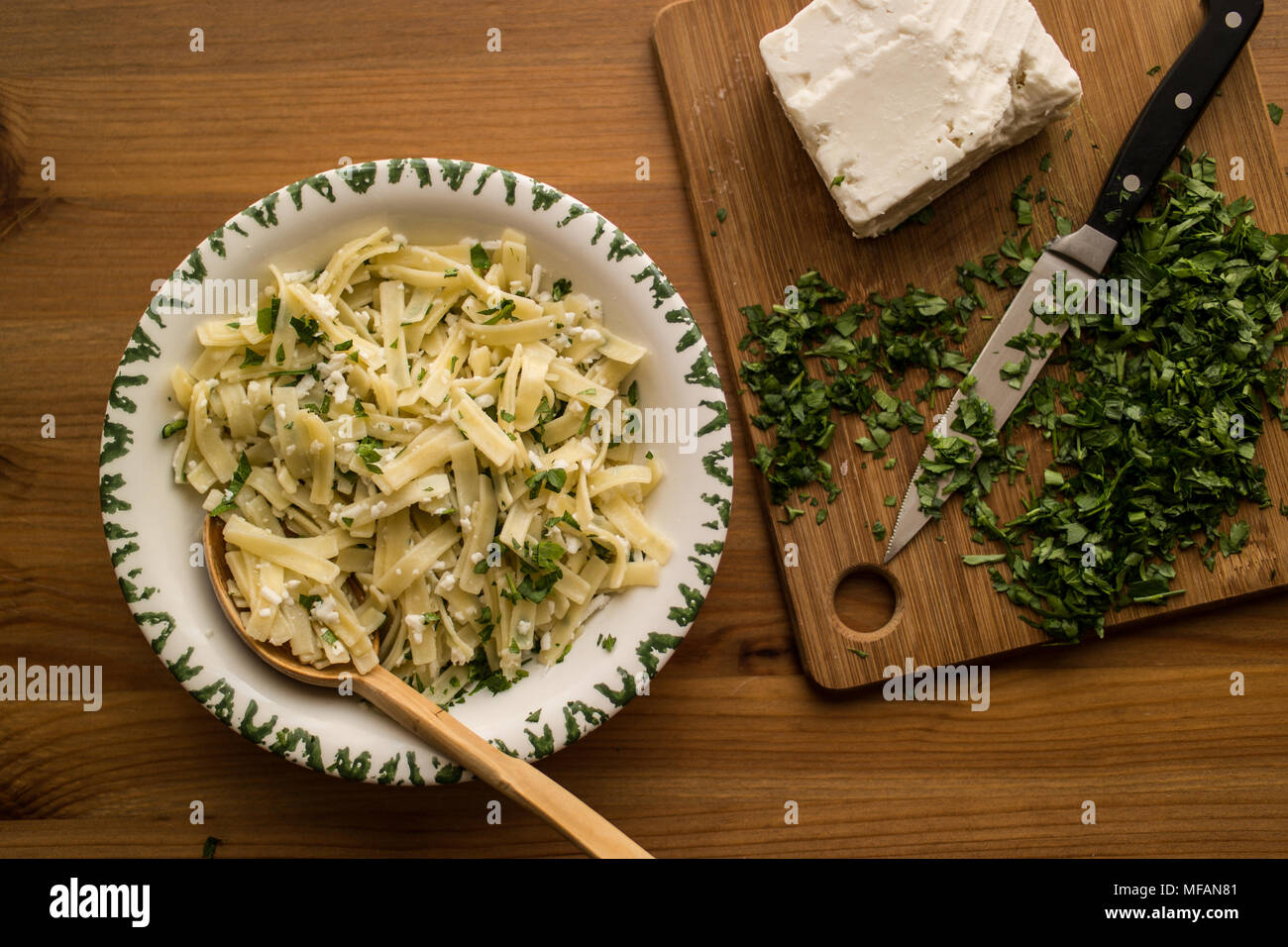 Noodles are a staple food in many cultures made from unleavened dough ...