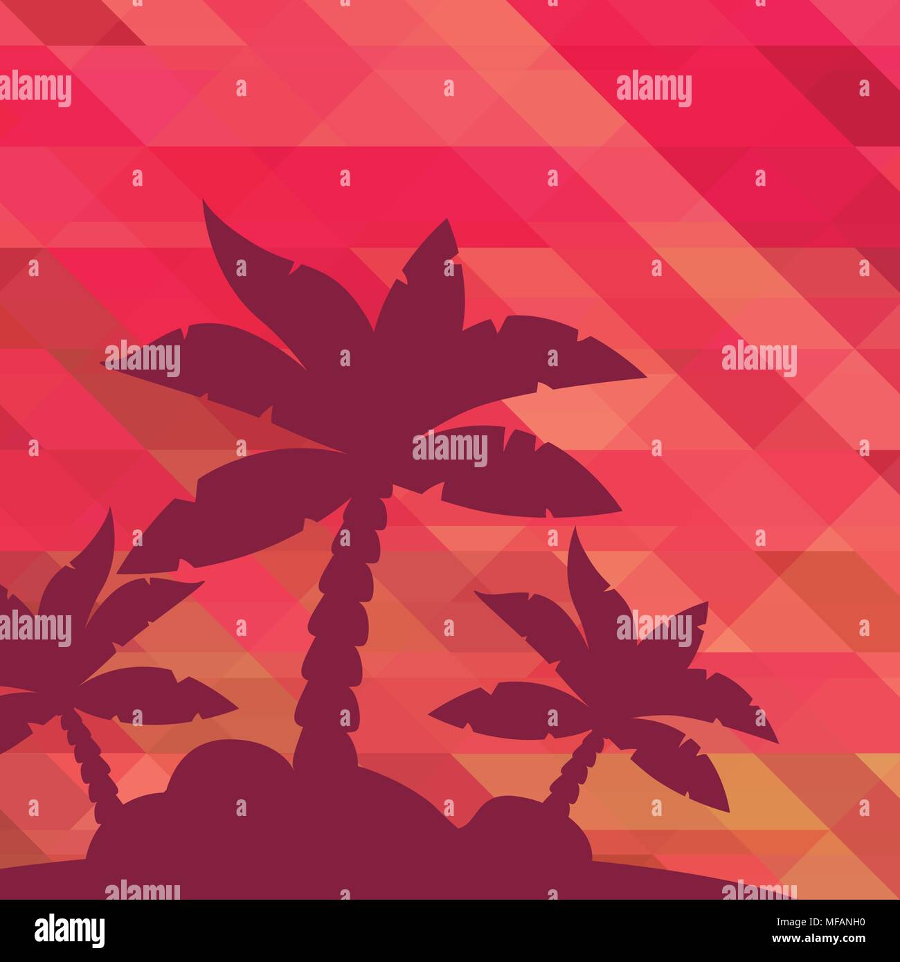 Florida beach scene sunshine Stock Vector Images - Alamy