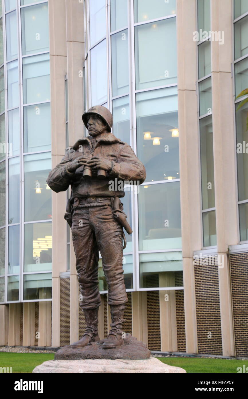 The soldier's statue at West Point Stock Photo - Alamy