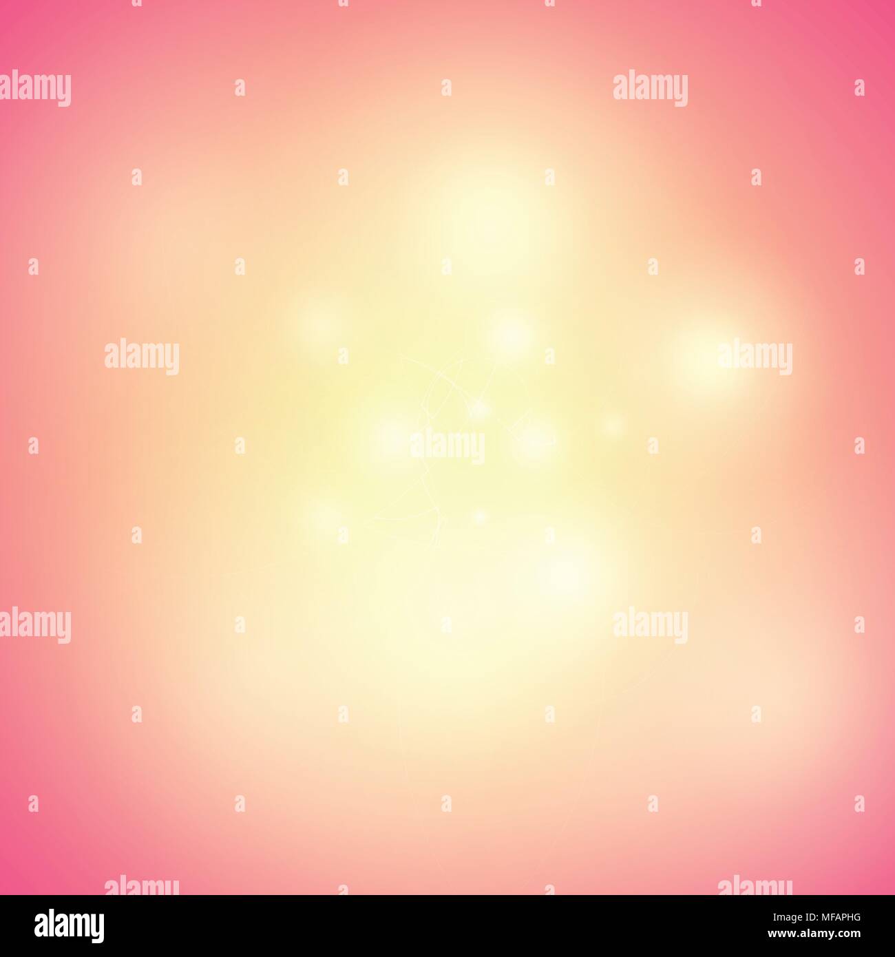 Warm Orange Background with Glow, Shine and Glitters - Vector Holiday ...