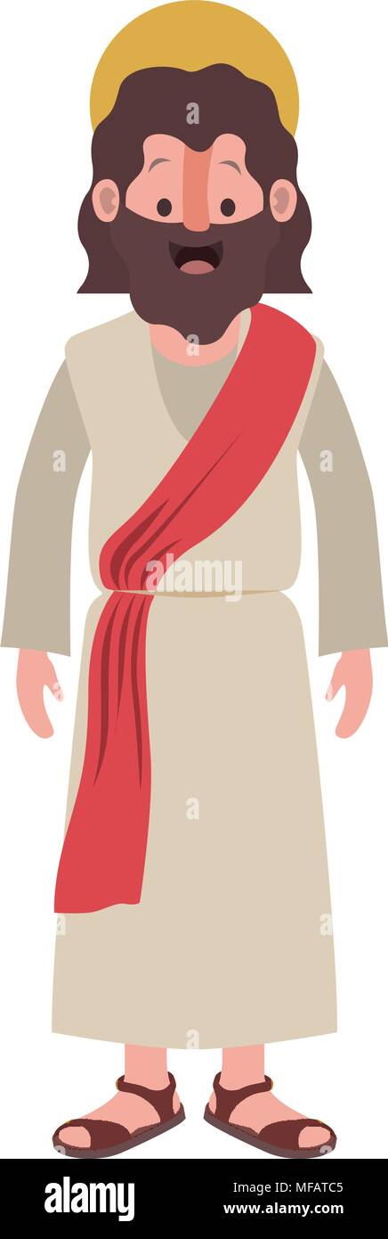 Jesus christ avatar character vector illustration design Stock Vector ...
