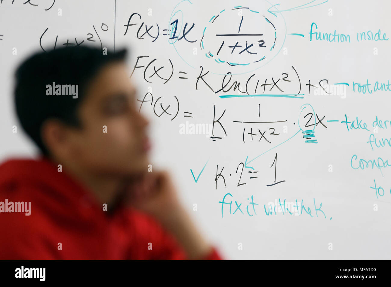 Equations whiteboard hi-res stock photography and images - Alamy