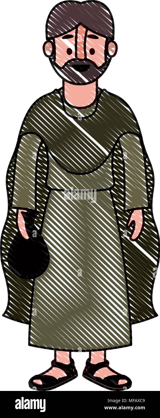 apostle of Jesus character Stock Vector Image & Art - Alamy