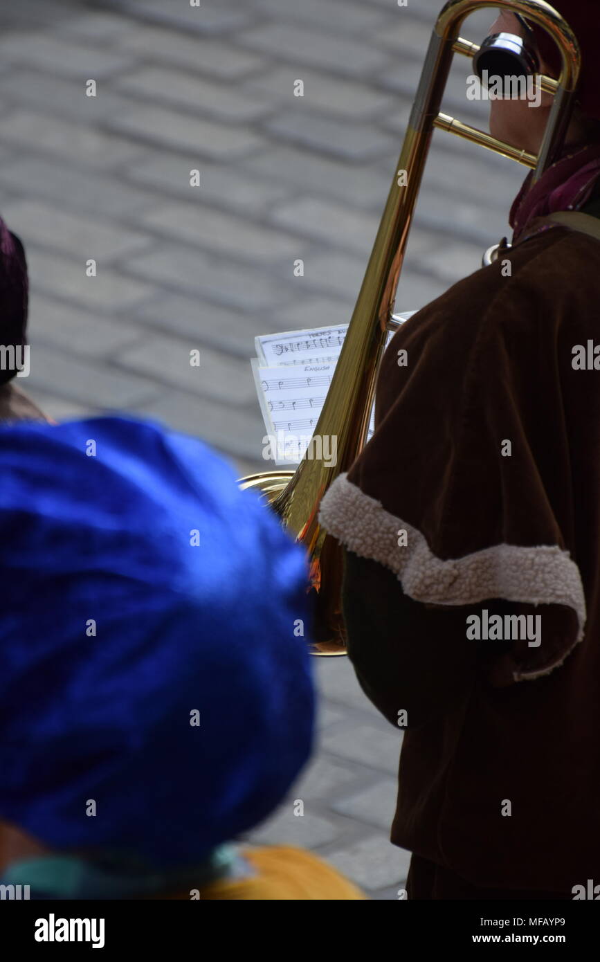 People of Chester watch a retelling of the St George's story on St ...