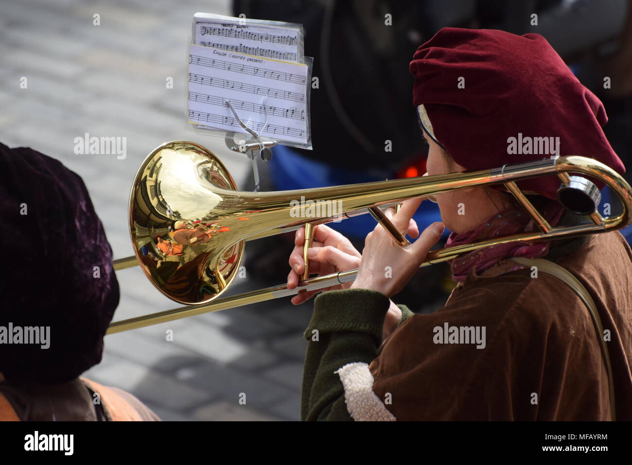 People of Chester watch a retelling of the St George's story on St ...