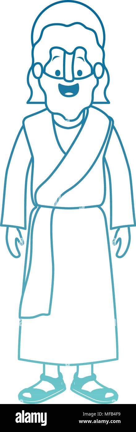 Jesus christ avatar character vector illustration design Stock Vector ...