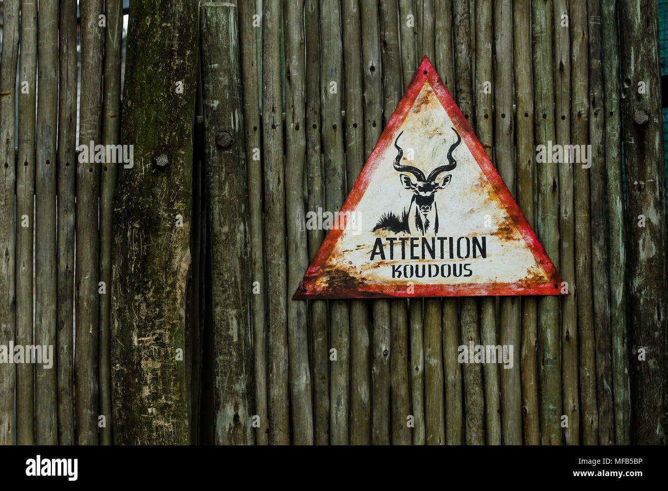 Antelope warning sign hi-res stock photography and images - Alamy