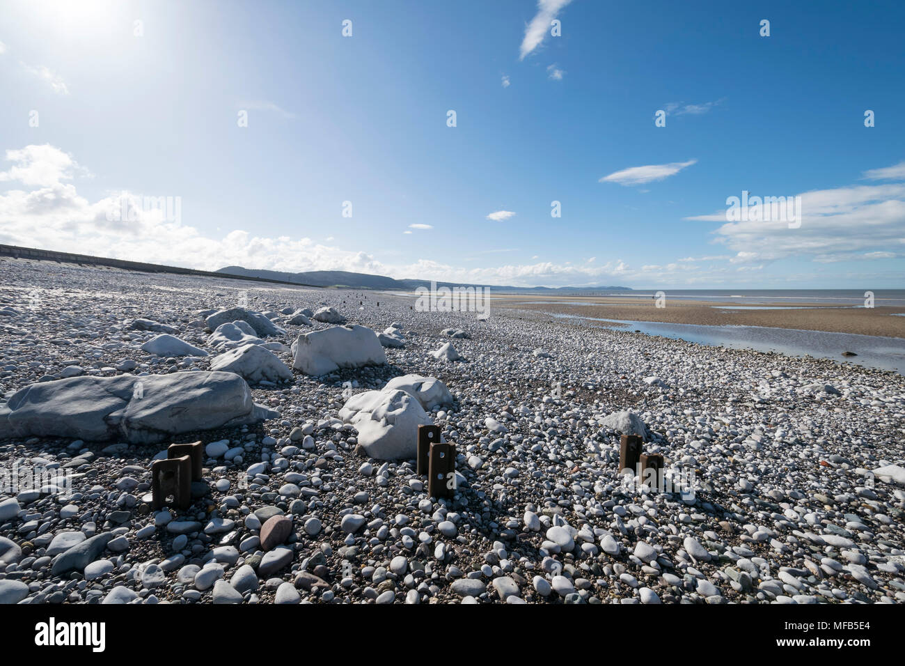 Pensarn beach near Abergele on the North Wales coast UK Stock Photo - Alamy