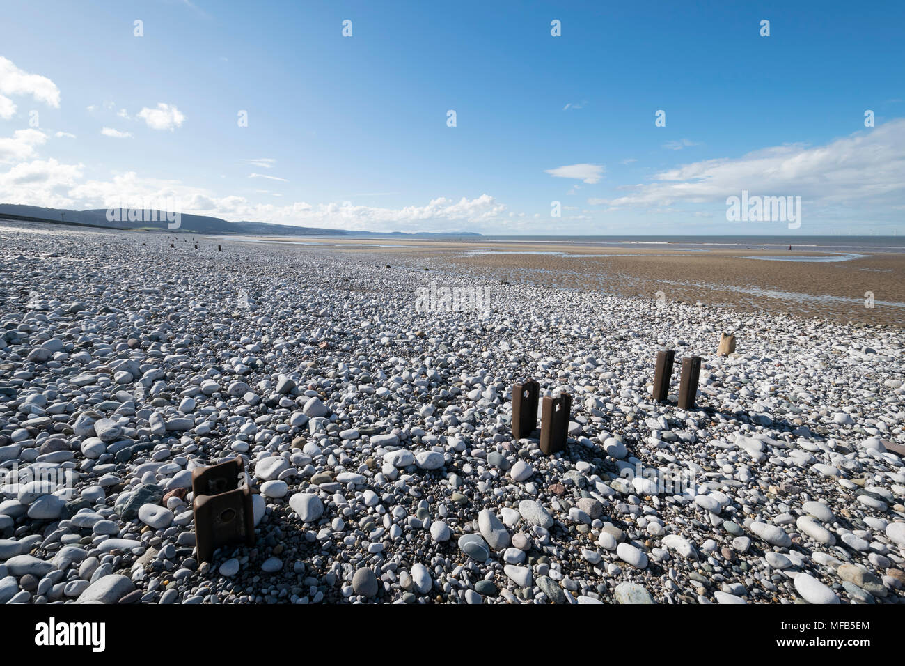 Pensarn beach near Abergele on the North Wales coast UK Stock Photo - Alamy