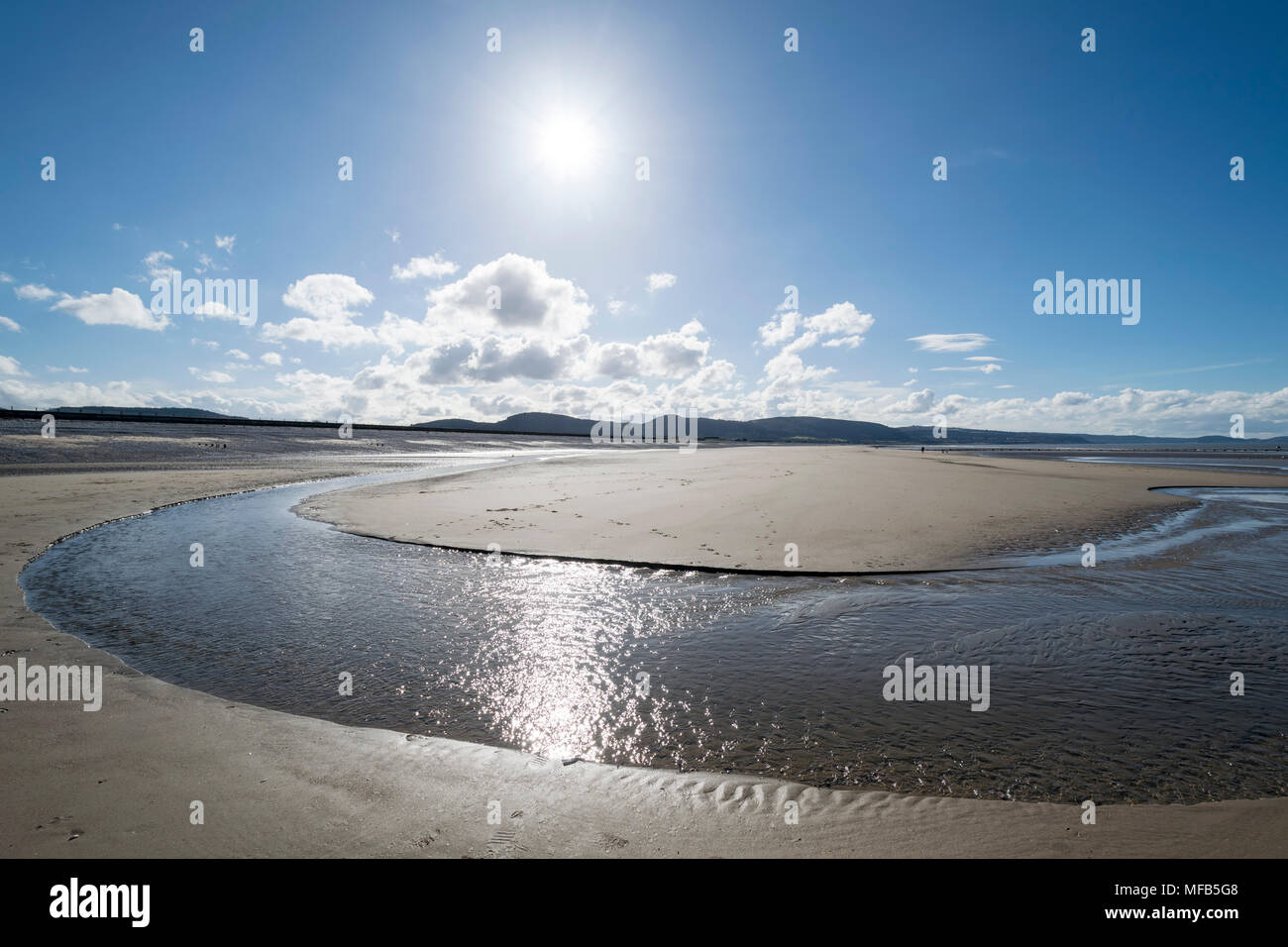 Pensarn beach near Abergele on the North Wales coast UK Stock Photo - Alamy