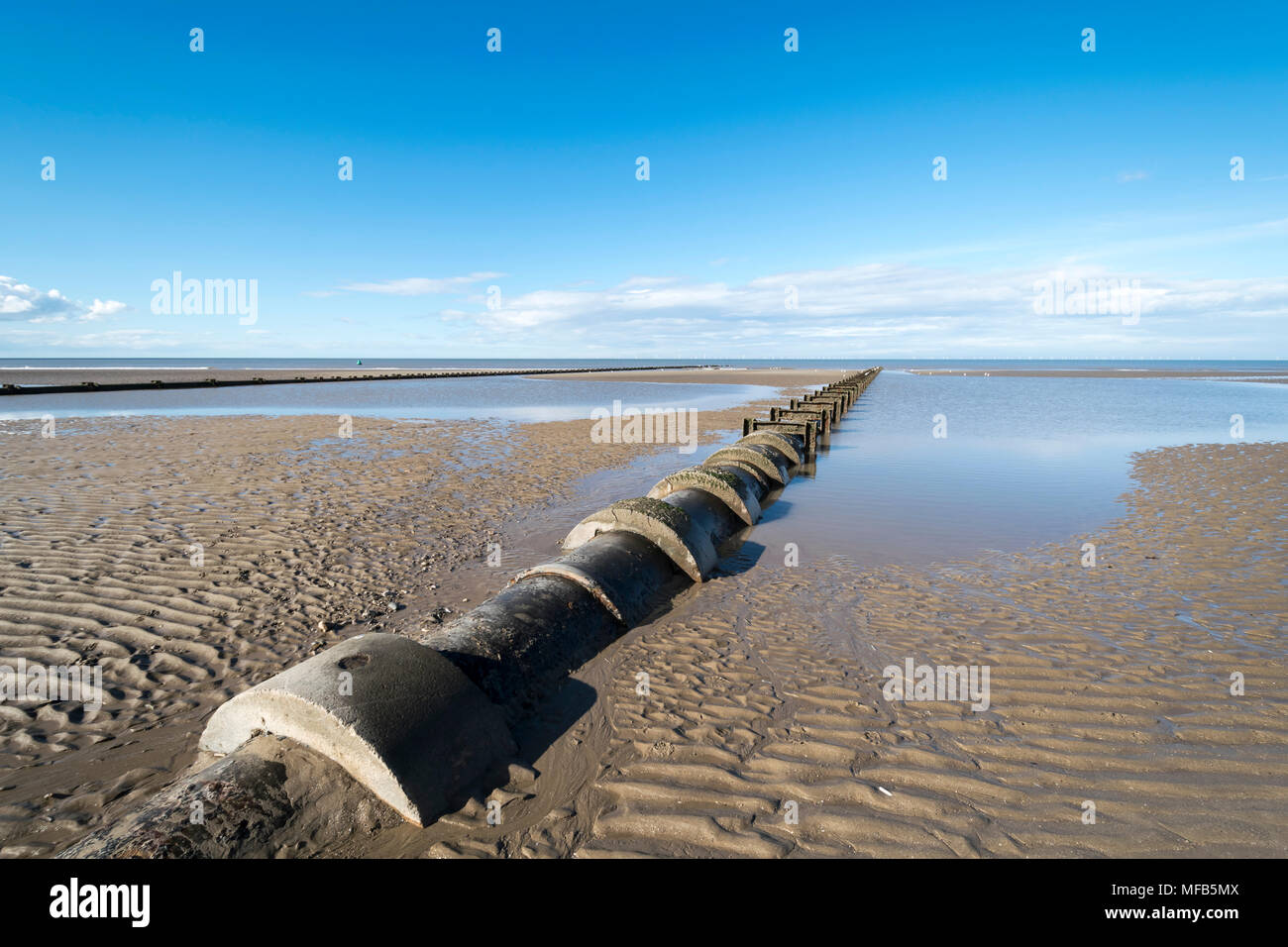 Pensarn beach near Abergele on the North Wales coast UK Stock Photo - Alamy