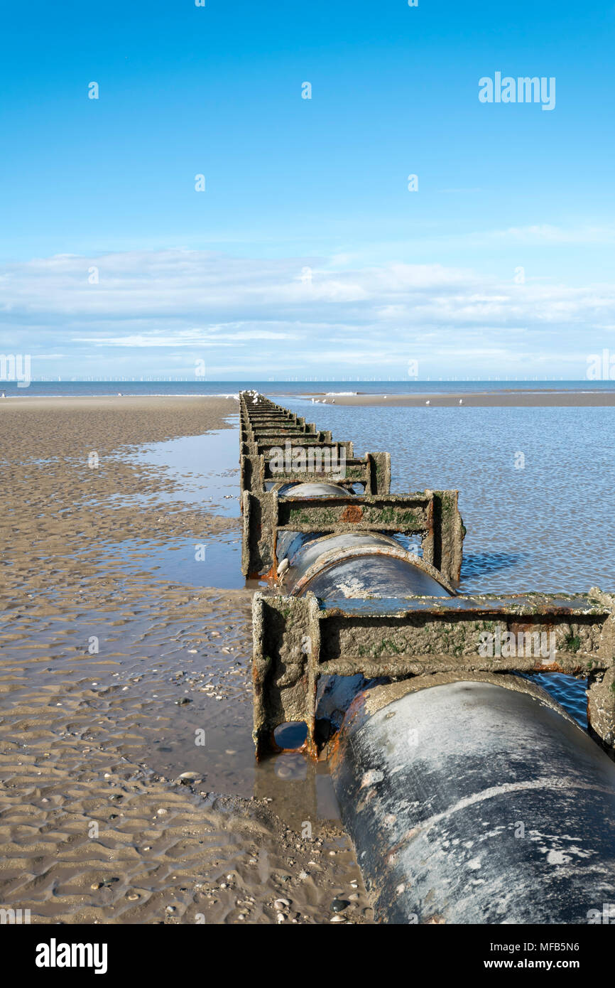 Pensarn beach near Abergele on the North Wales coast UK Stock Photo - Alamy