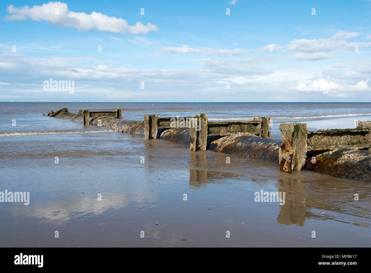 Pensarn beach near Abergele on the North Wales coast UK Stock Photo - Alamy