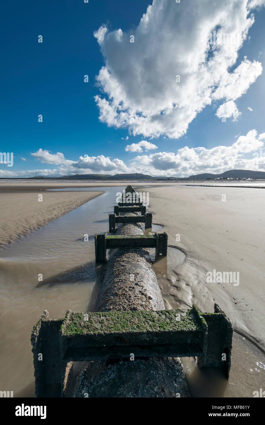 Pensarn beach near Abergele on the North Wales coast UK Stock Photo - Alamy