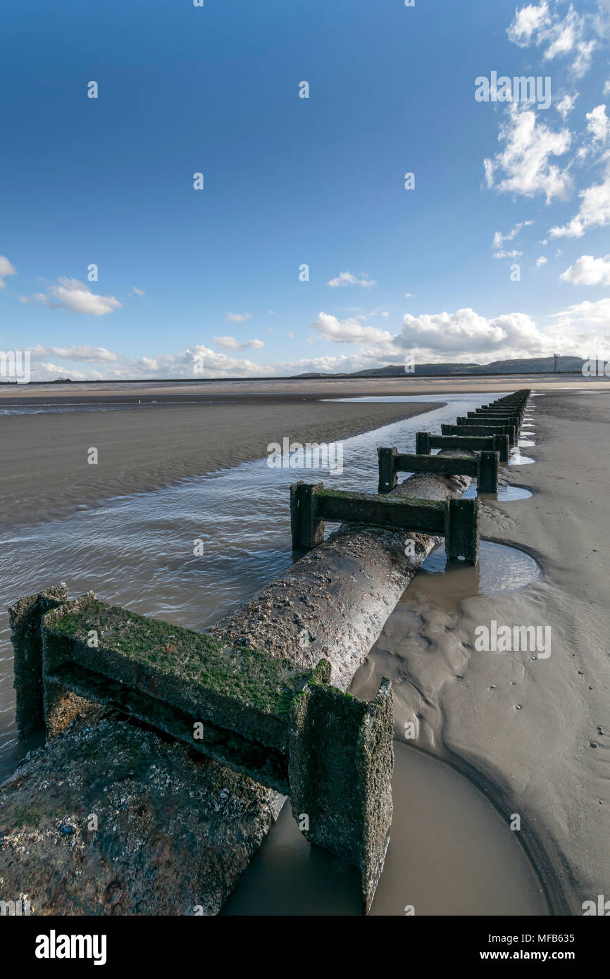 Pensarn beach near Abergele on the North Wales coast UK Stock Photo - Alamy