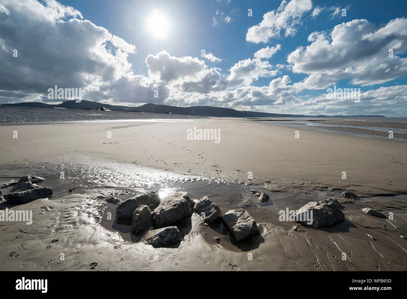 Pensarn beach near Abergele on the North Wales coast UK Stock Photo - Alamy