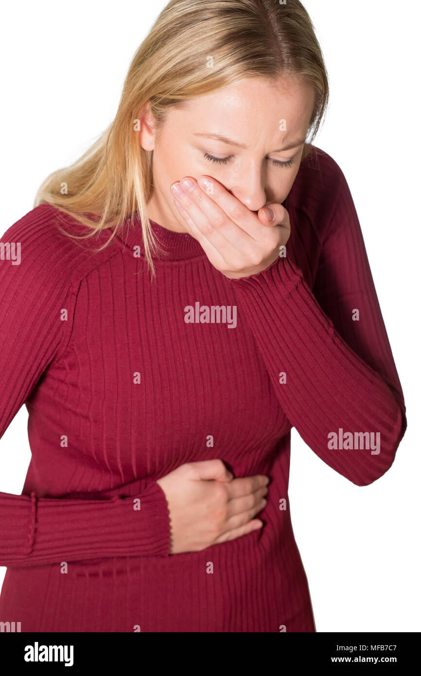 Woman vomiting hi-res stock photography and images - Alamy