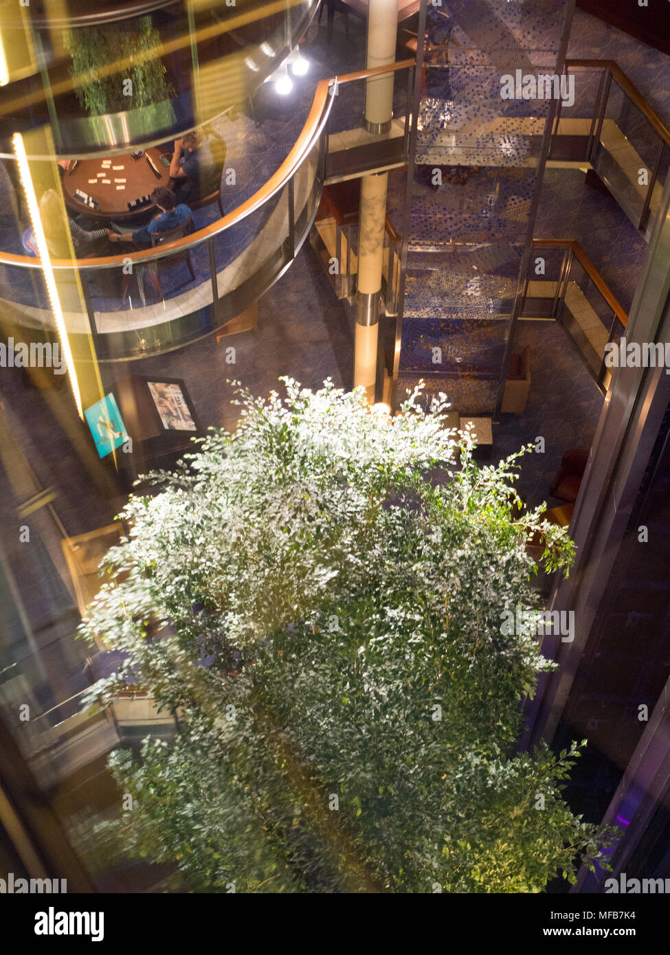 Looking down on atrium hi-res stock photography and images - Alamy