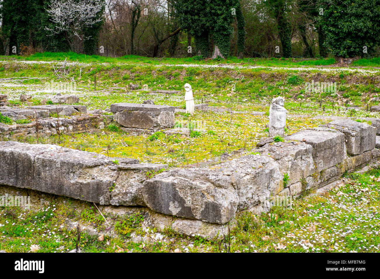 Ancient ruins of Dion, Greece Stock Photo - Alamy