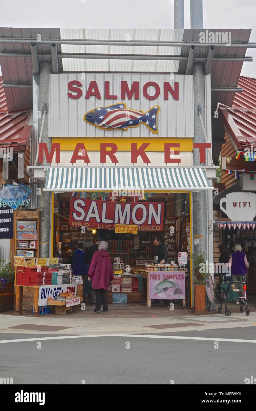Alaska fish market hi-res stock photography and images - Alamy
