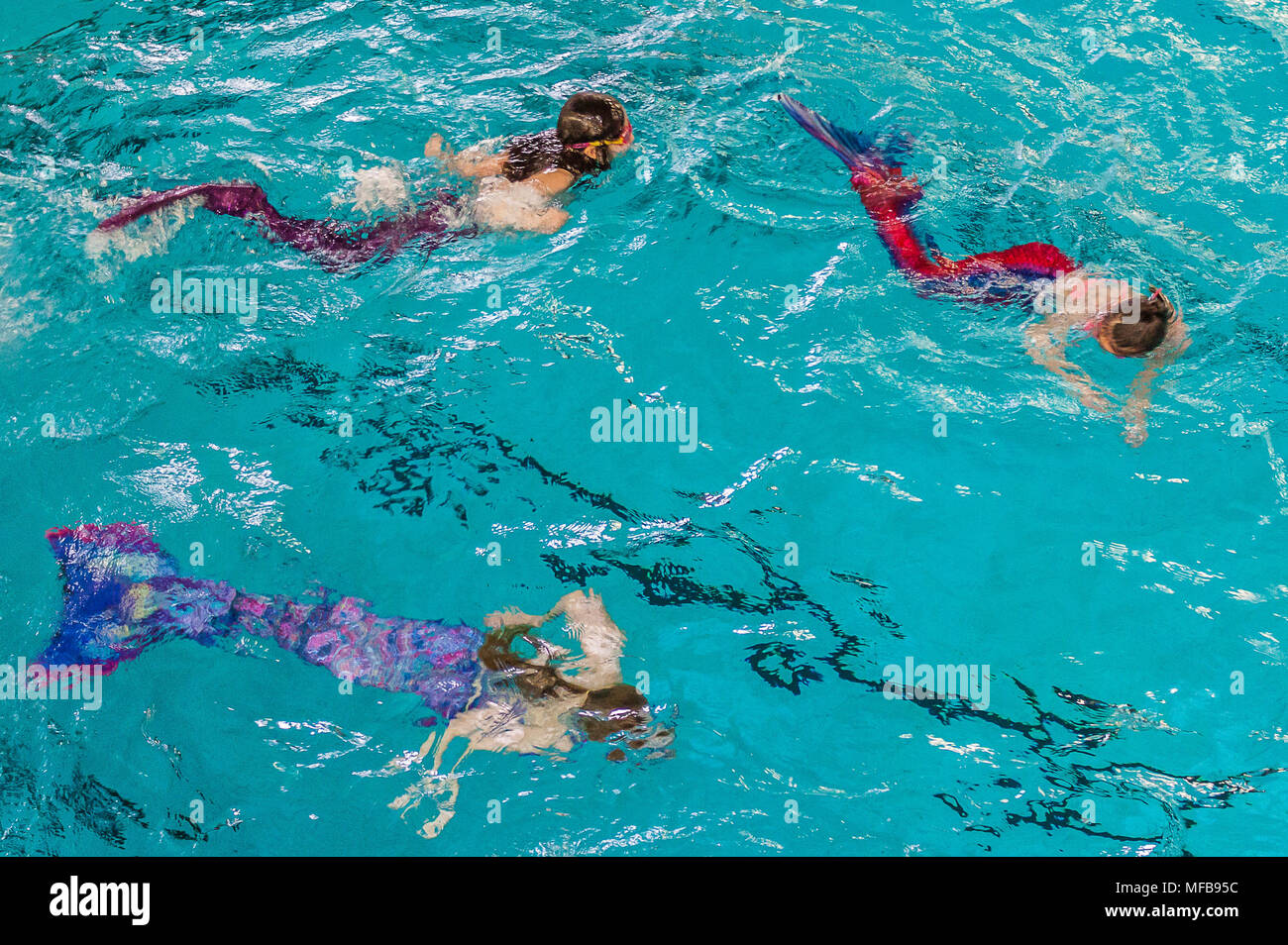 Splash pool dive legs hi-res stock photography and images - Alamy