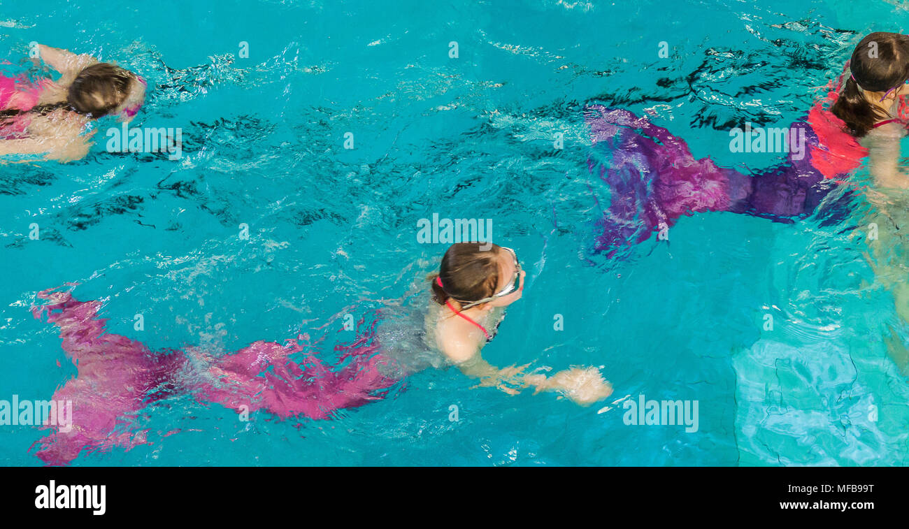 Mermaids Pool Swimming High Resolution Stock Photography and Images - Alamy