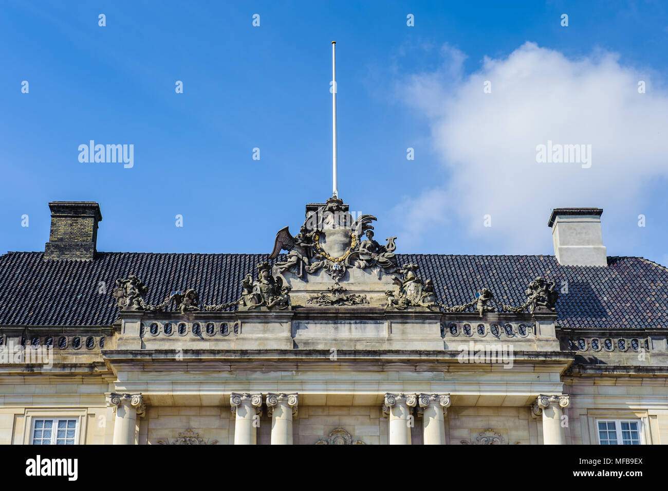 King Christian VII palace, Copenhagen, Denmark Stock Photo - Alamy