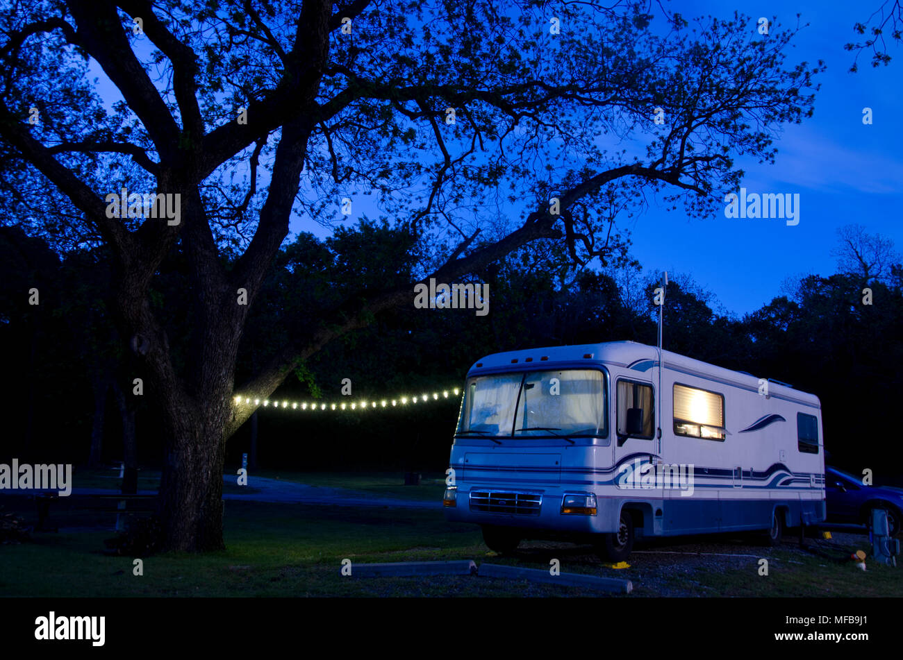 Motorhome campground hi-res stock photography and images - Alamy