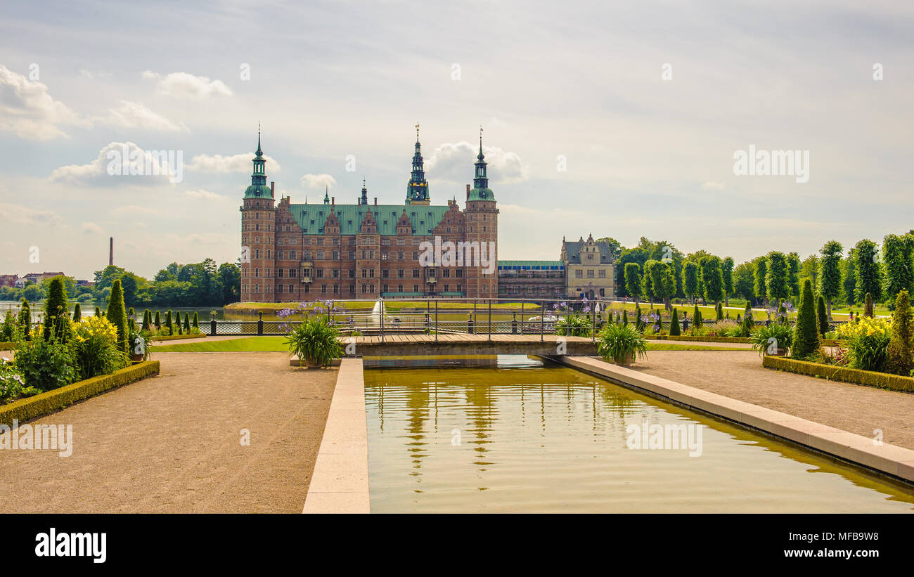 Frederiksborg castle in Denmark Stock Photo - Alamy