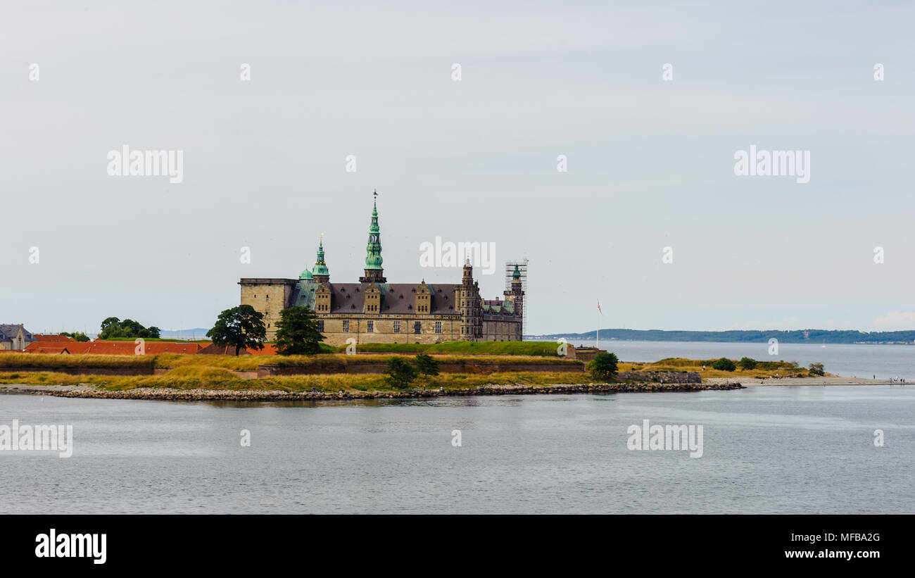Kronborg Castle Helsingør, Denmark. Elsinore in William Shakespeare's ...