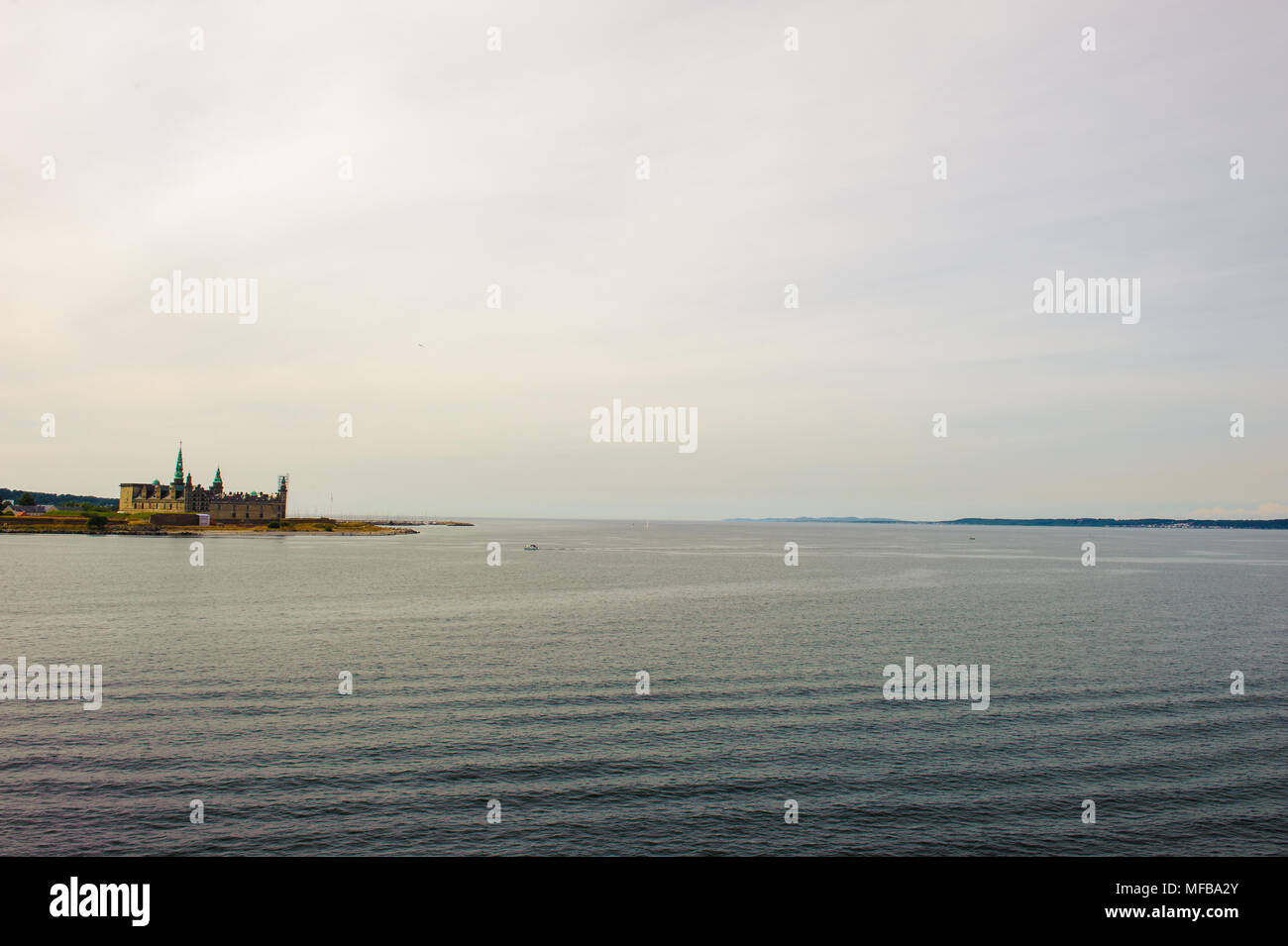 Oresund, or The Sound, the strait that separates the Danish island ...