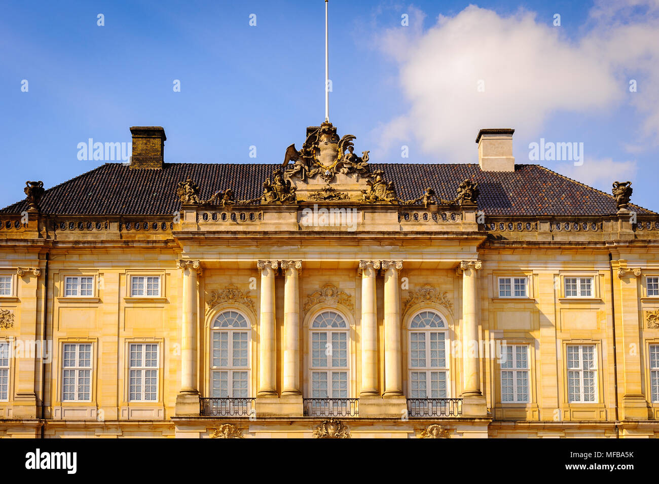 King Christian VII palace, Copenhagen, Denmark Stock Photo - Alamy