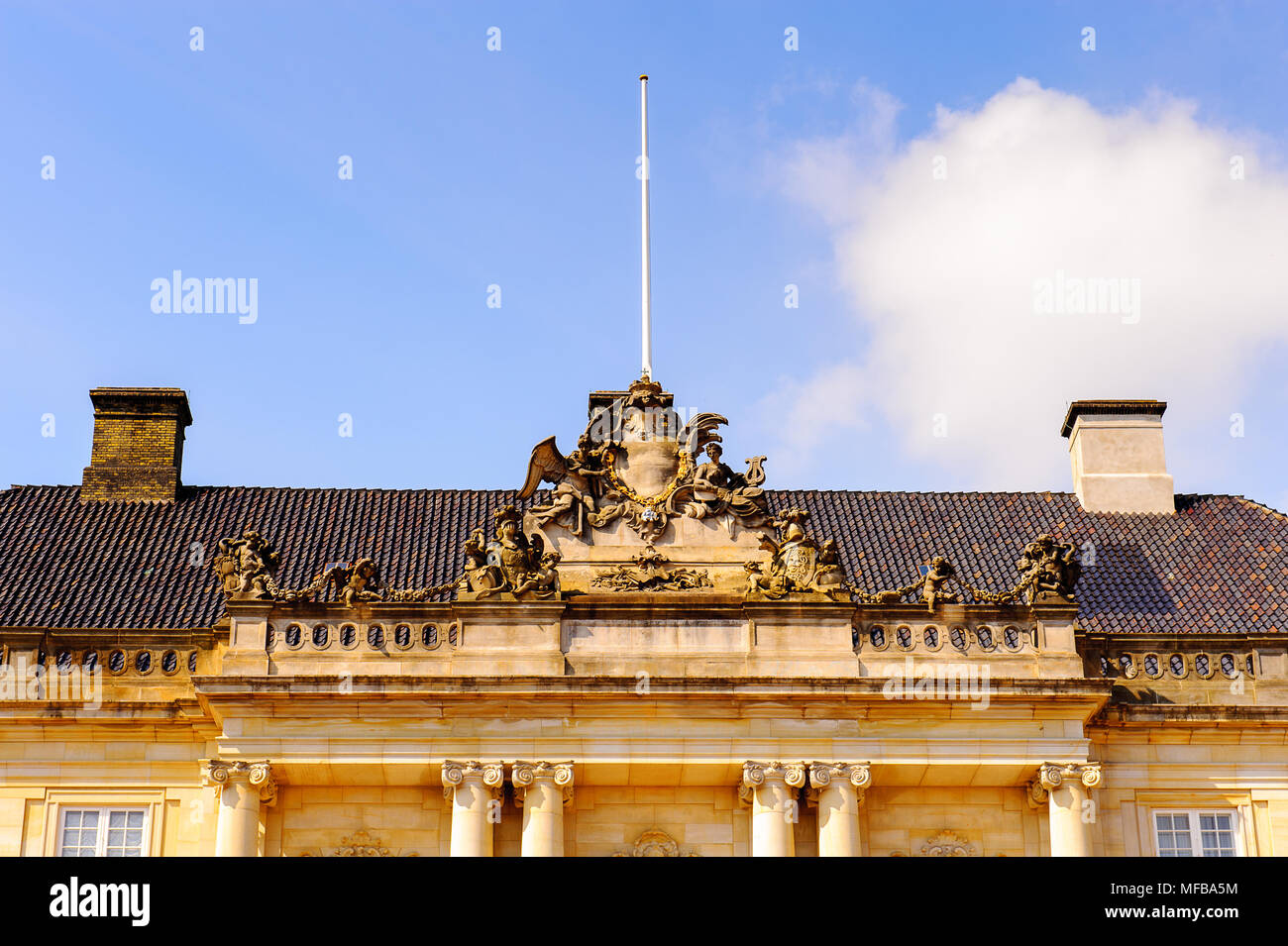 King Christian VII palace, Copenhagen, Denmark Stock Photo - Alamy