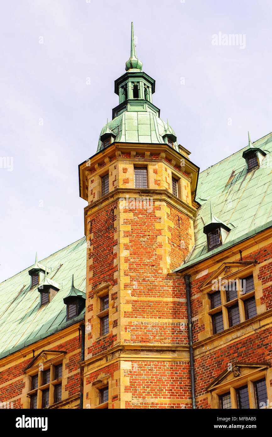 Tower of the Frederiksborg Palace, Denmark Stock Photo - Alamy