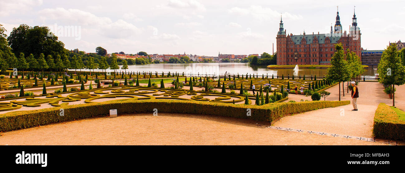 Frederiksborg castle in Denmark Stock Photo - Alamy