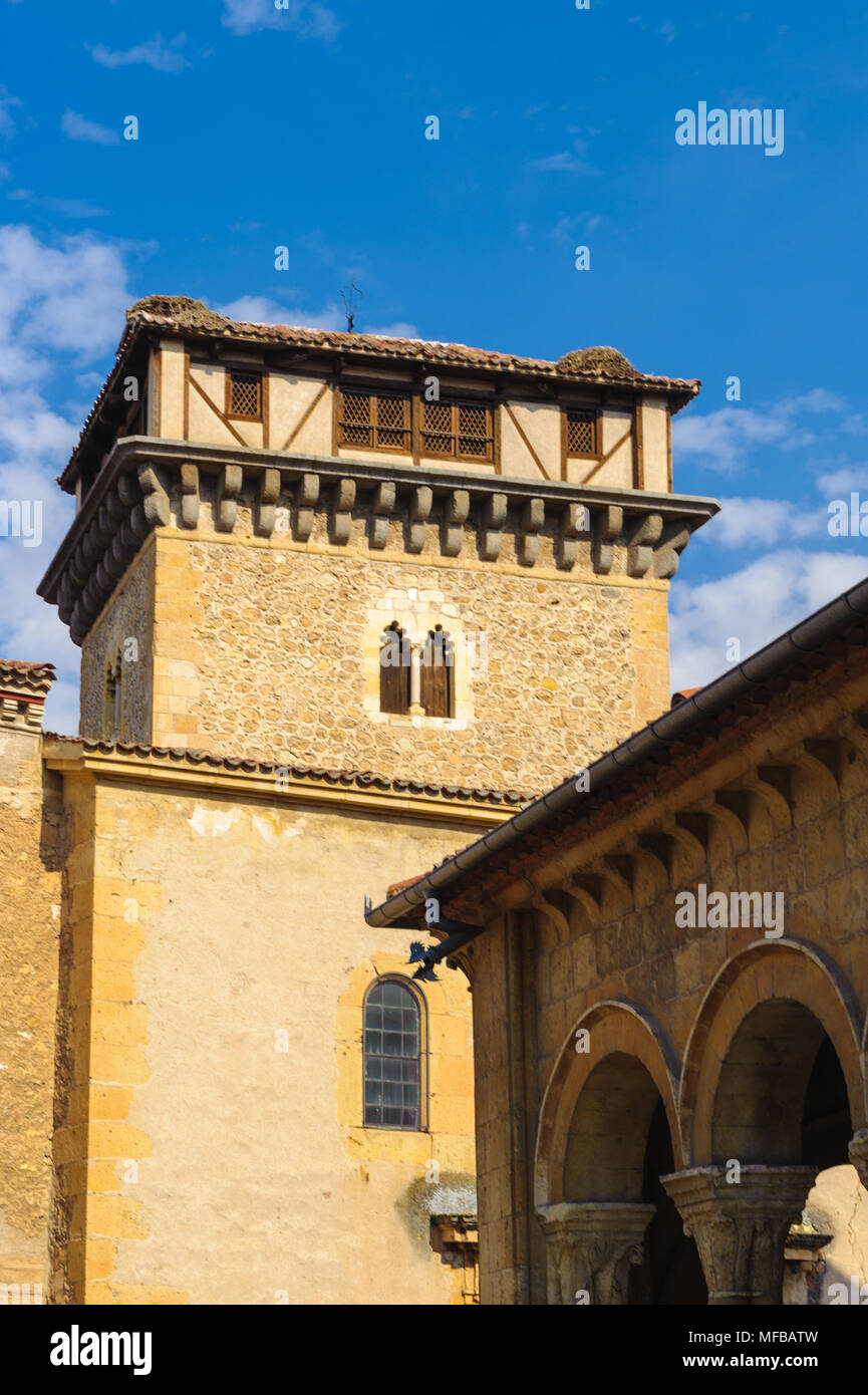 Medieval building in Segovia, a medieval city in the region of Castile ...