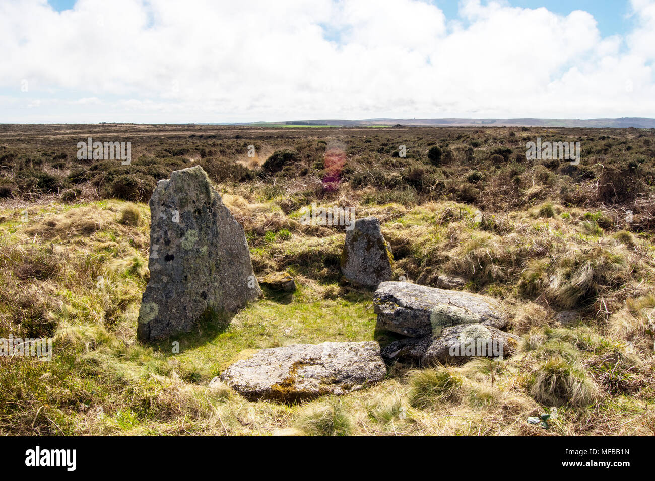 Sperris Quoit, Ancient Burial Chamber, West Cornwall UK Stock Photo - Alamy