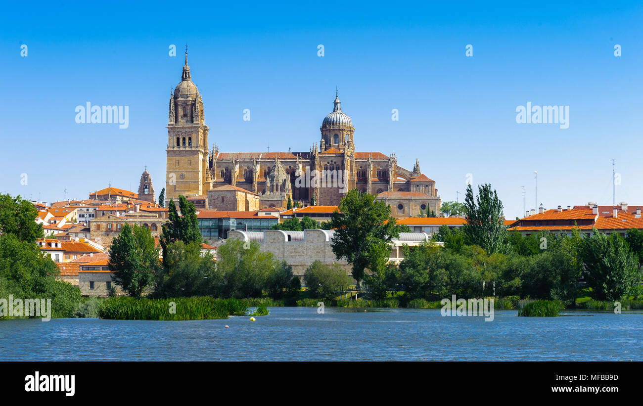Old city of Salamanca architecture, UNESCO world heritage Stock Photo ...