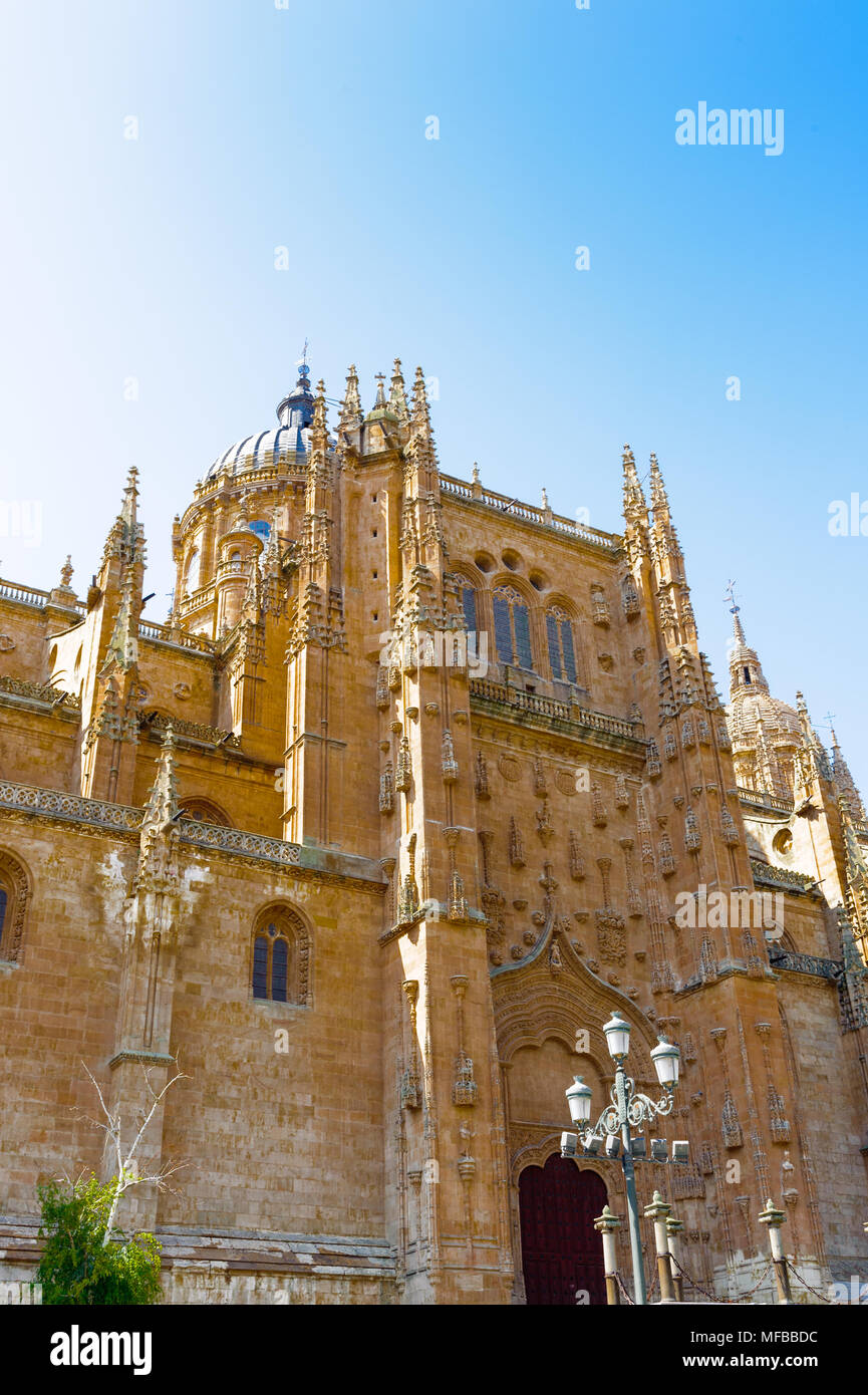 Facade of the Old Cathedral, Salamanca, Spain Stock Photo - Alamy