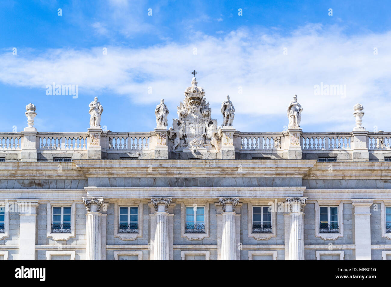 Palacio Real (Royal Palace), Madrid, Spain. Royal Palace is the ...