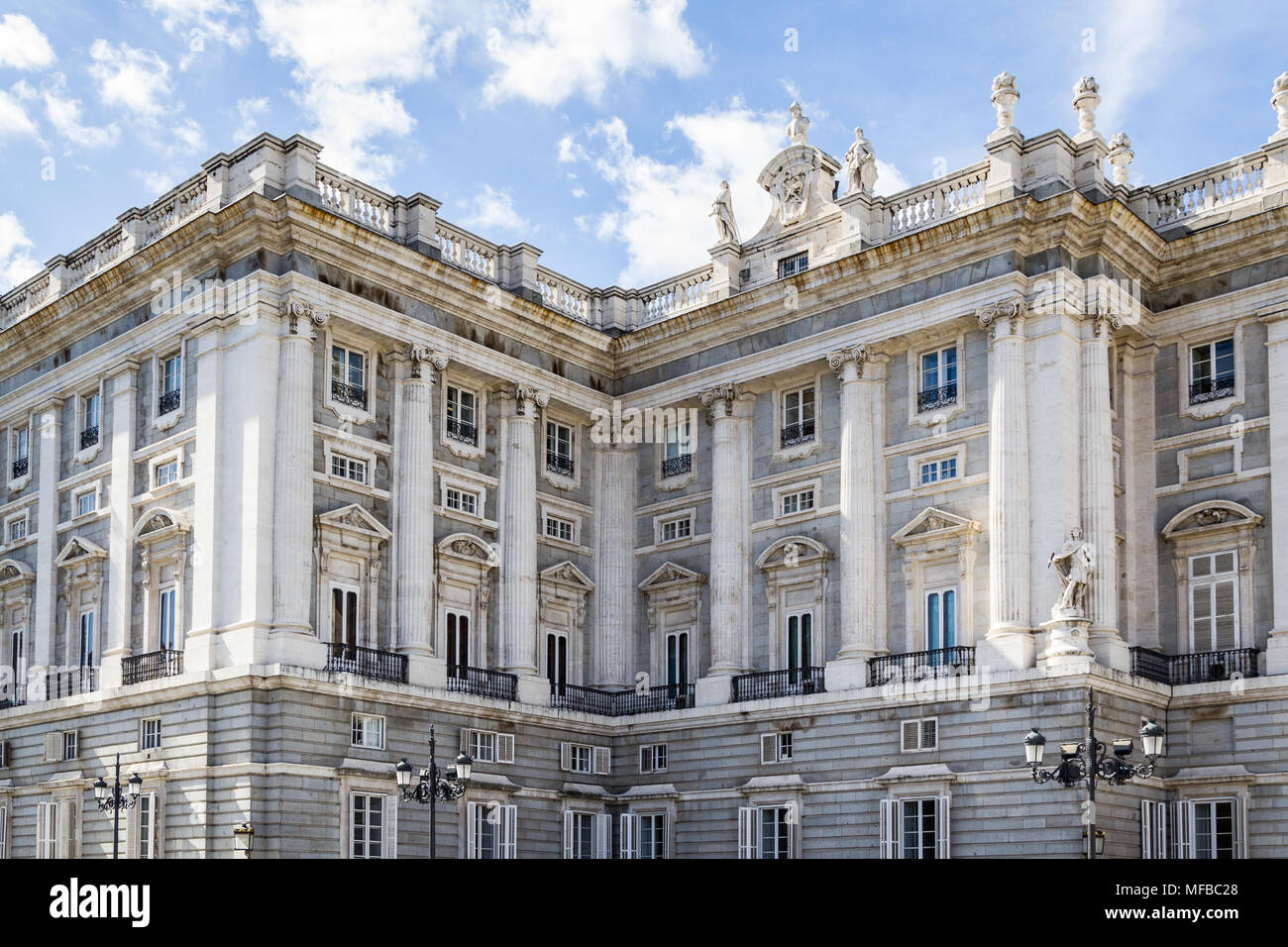 Palacio Real (Royal Palace), Madrid, Spain. Royal Palace is the ...