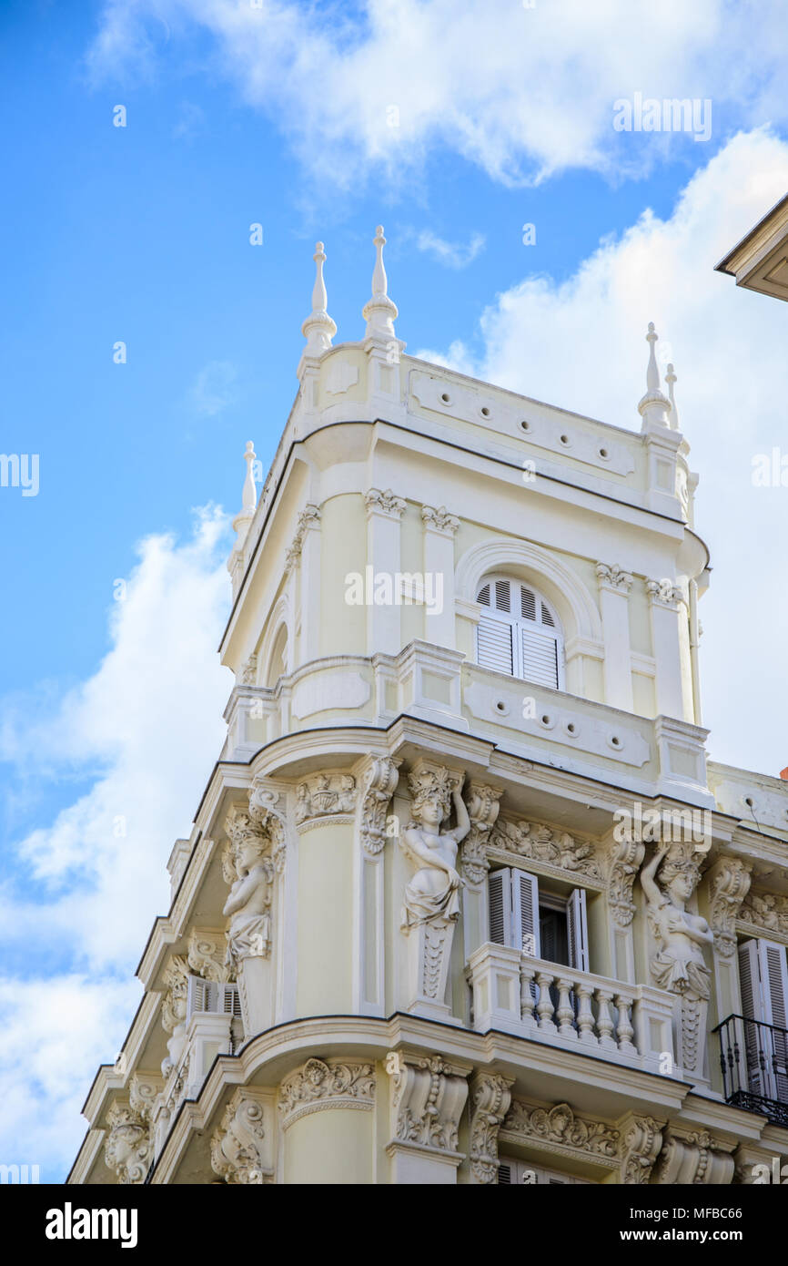 Architecture of the Center of Madrid, Spain Stock Photo - Alamy