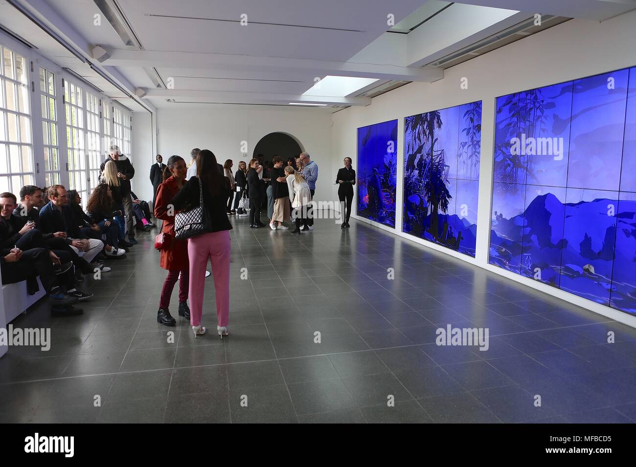 Ian Cheng Emissaries and book launch 23 April 2018 Stock Photo - Alamy