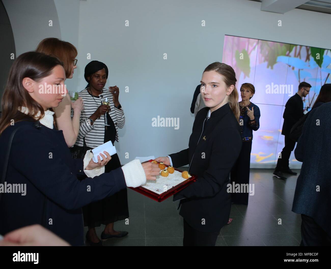 Ian Cheng Emissaries and book launch 23 April 2018 Stock Photo - Alamy