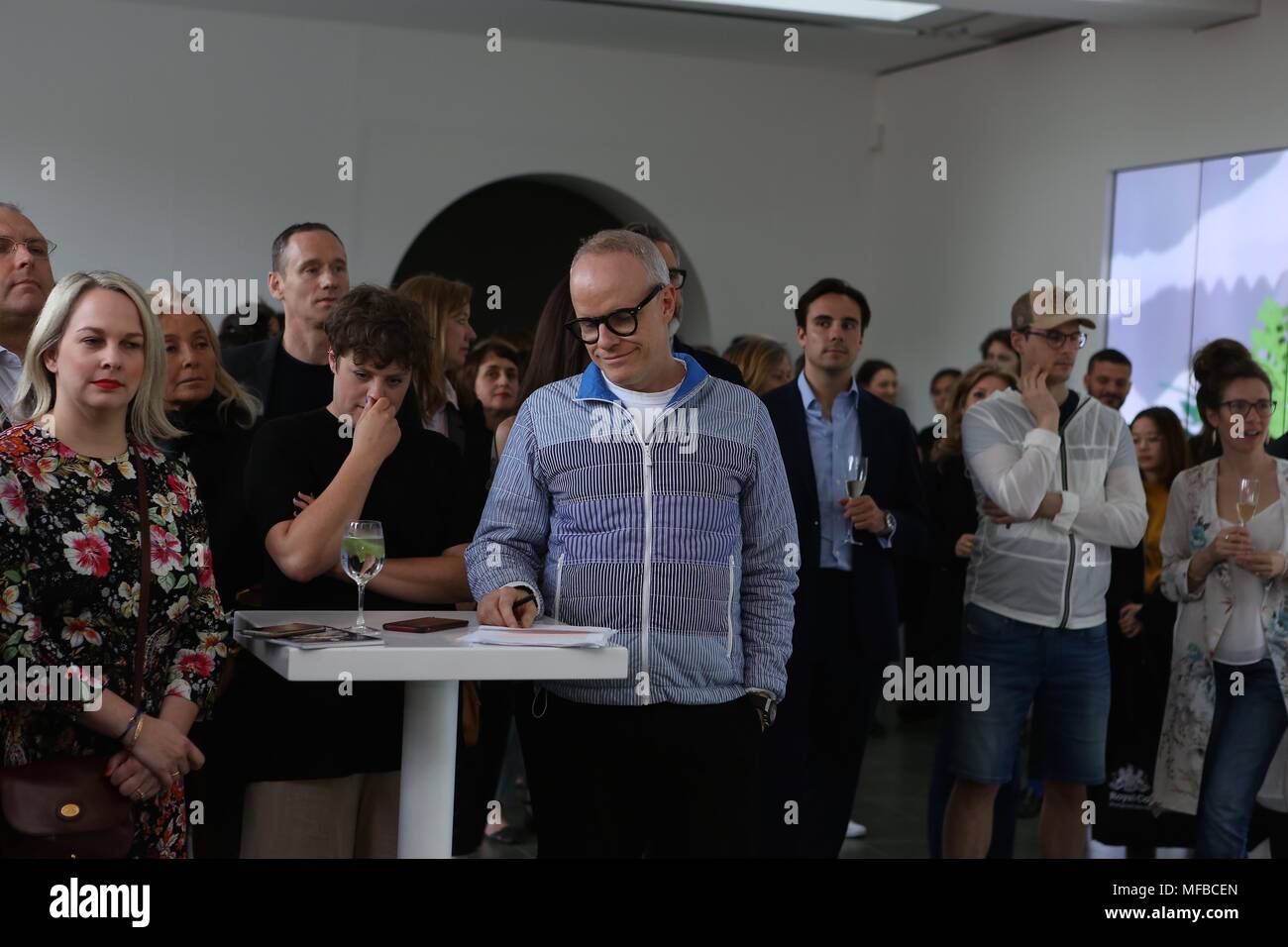 Ian Cheng Emissaries and book launch 23 April 2018 Stock Photo - Alamy