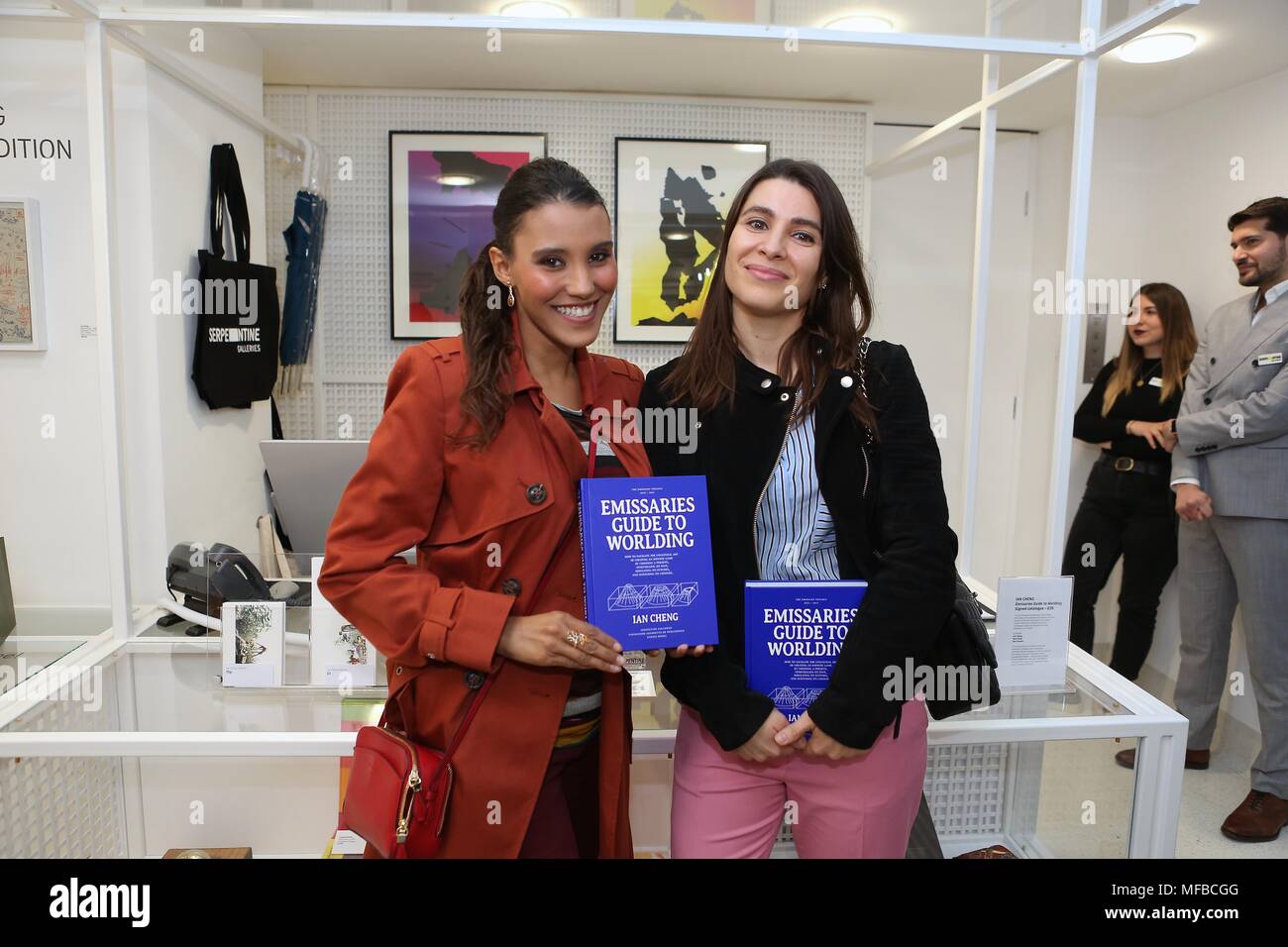 Ian Cheng Emissaries and book launch 23 April 2018 Stock Photo - Alamy