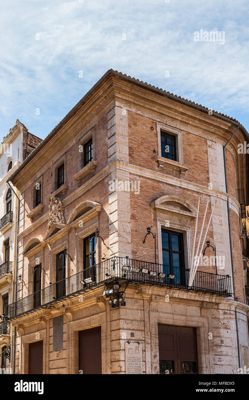 Architecture of the Historic Centre of Valencia, Spain Stock Photo - Alamy