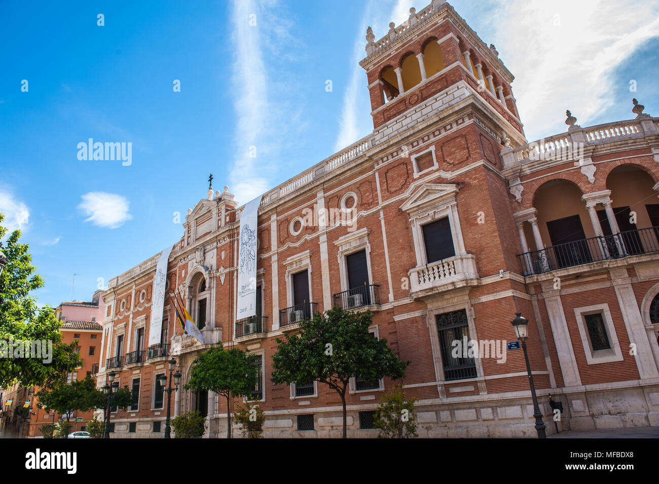 Architecture of the Historic Centre of Valencia, Spain Stock Photo - Alamy